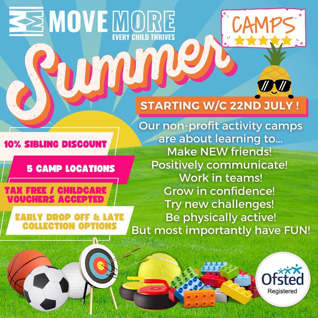 Move More Kids Holiday Activity Camps - Cheltenham Gloucestershire