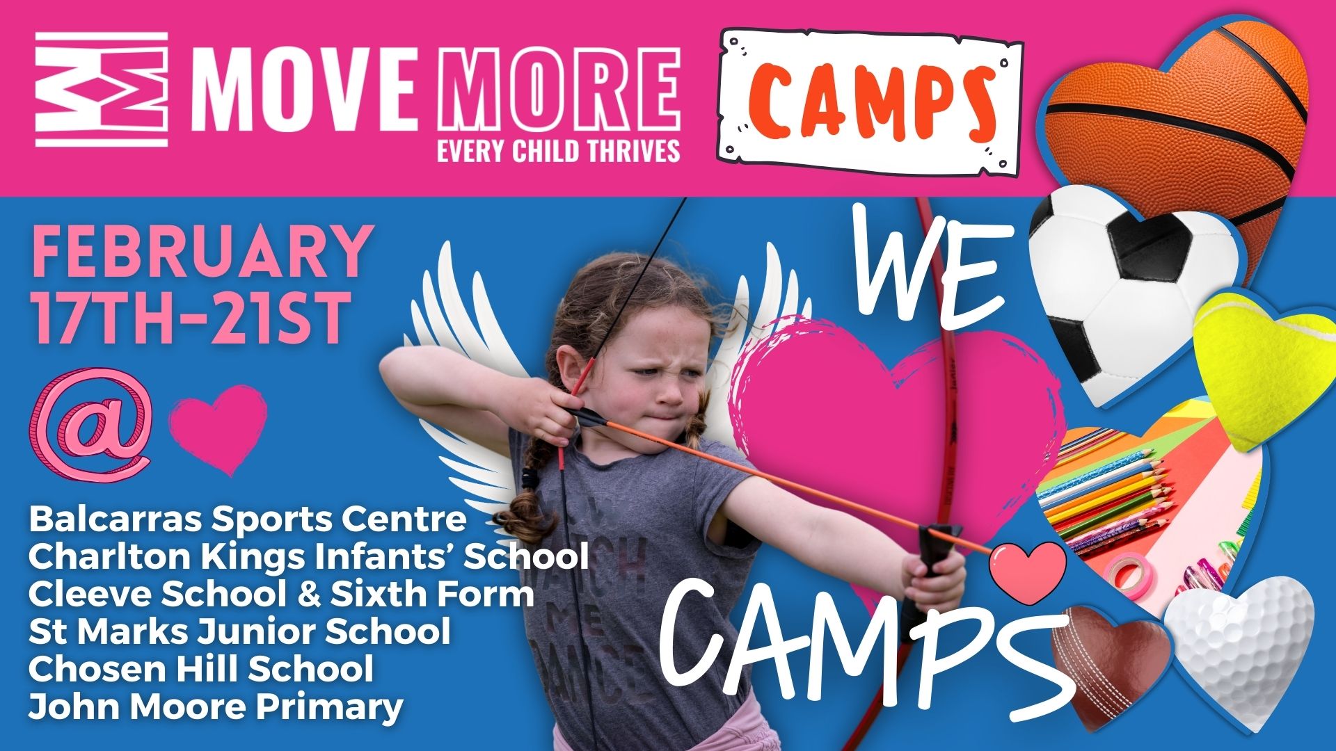 Move More Kids Holiday Activity Camps - Cheltenham Gloucestershire